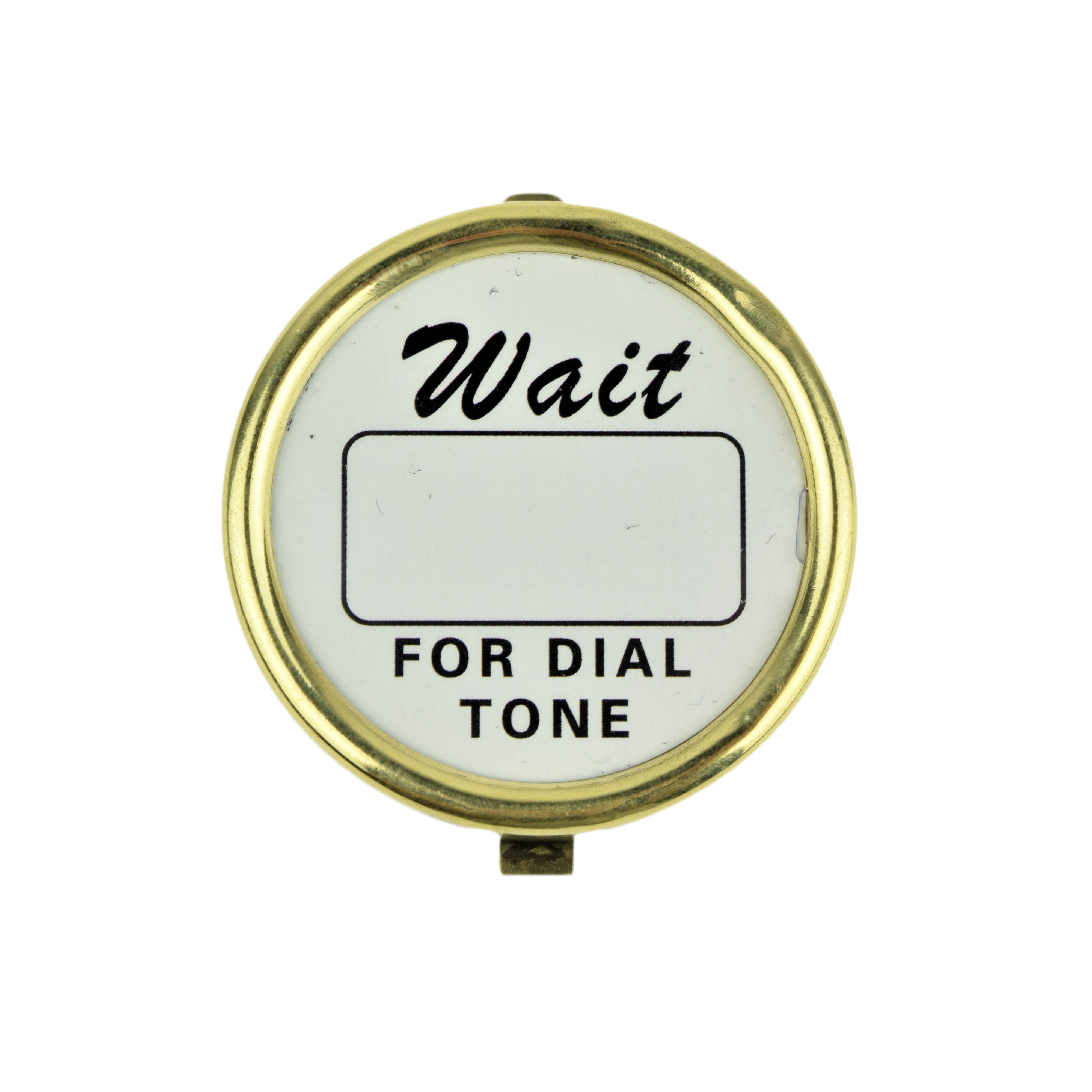 Western Electric Brass Dial Card Kit -Script - Oldphoneworks ...