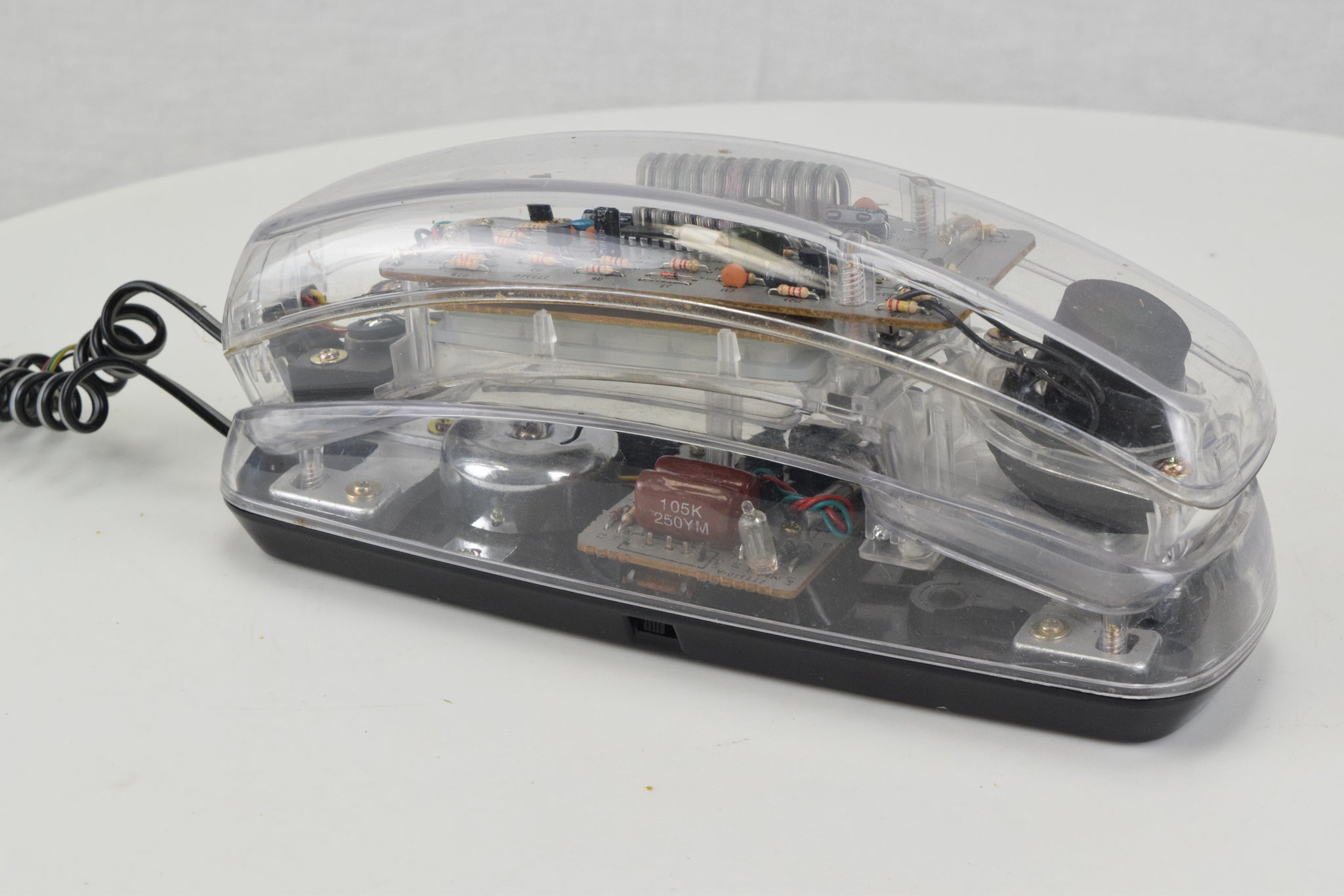 Clear Trimline Style Telephone – oldphoneworks