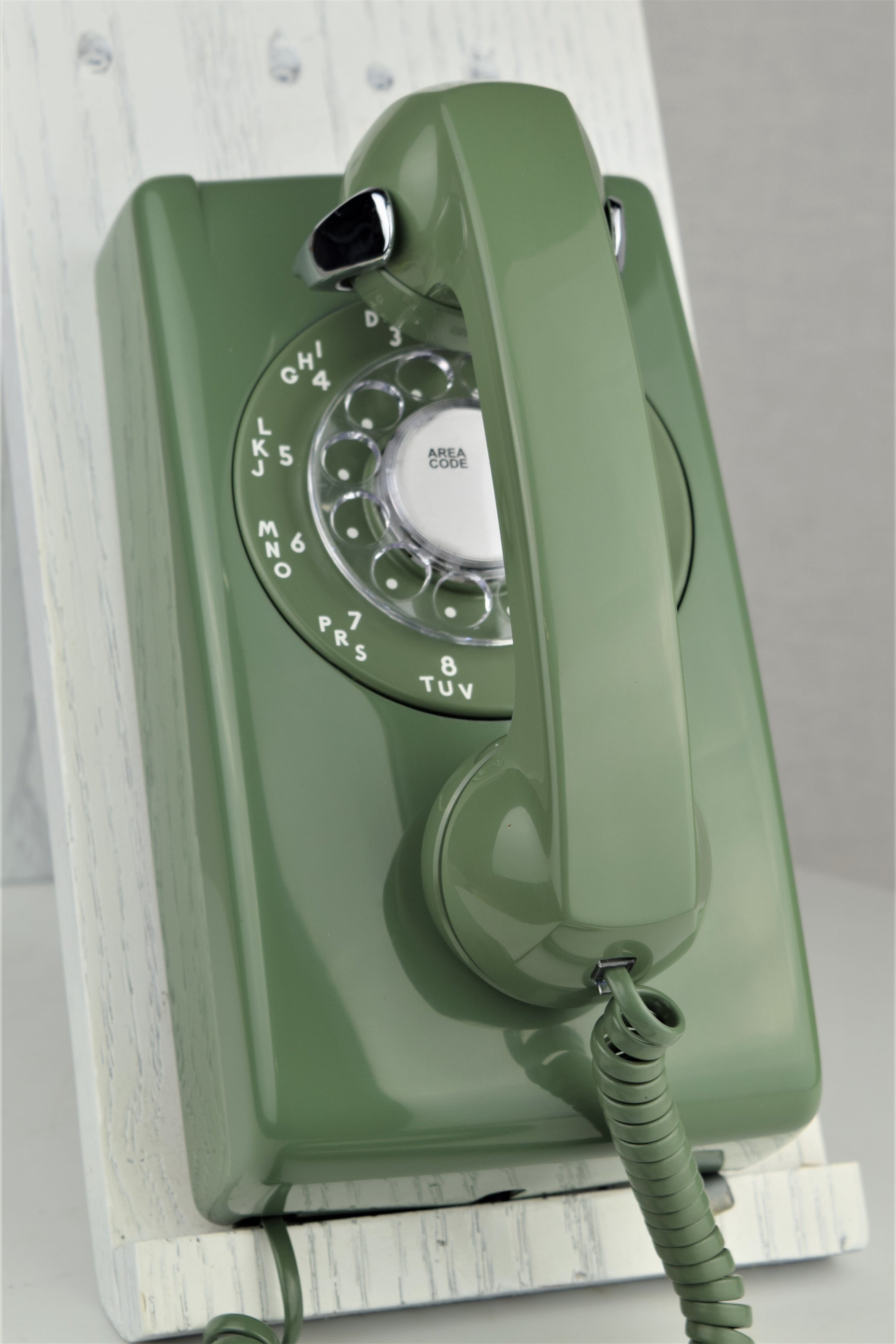 Moss Green 554 Wall Telephone - Fully Restored and Functional ...