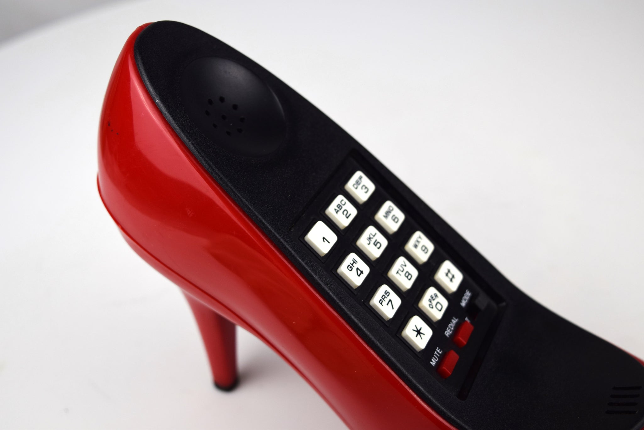 Red High Heel Shoe Telephone - Oldphoneworks – oldphoneworks