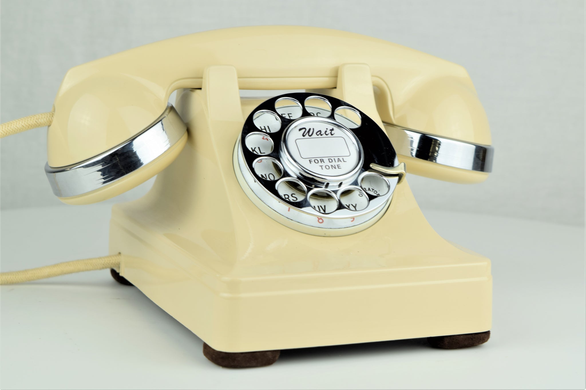302 - Custom Ivory with Chrome Trim - Oldphoneworks – oldphoneworks