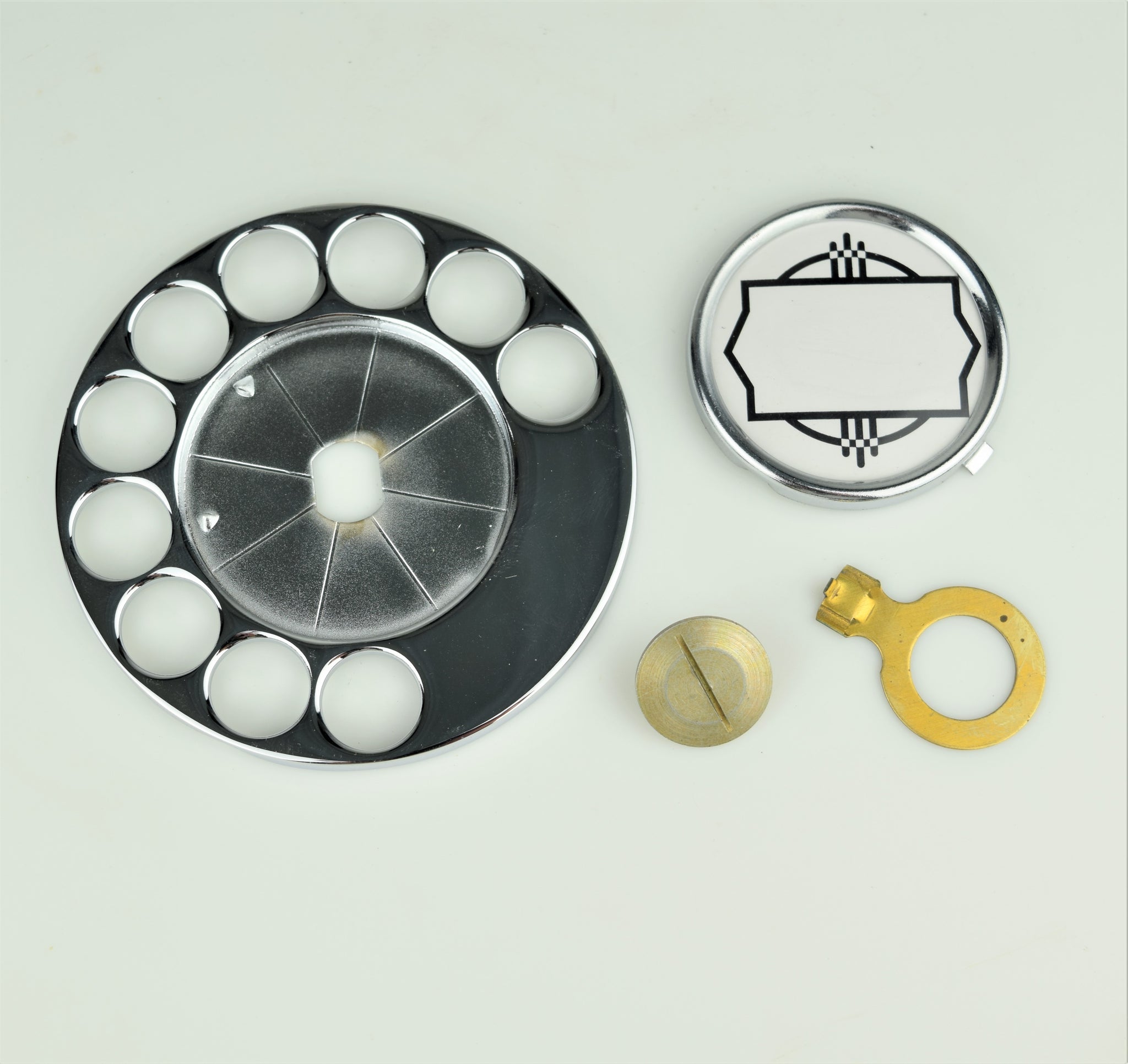 NOS, Automatic Electric Chrome Dial Set - Oldphoneworks – oldphoneworks